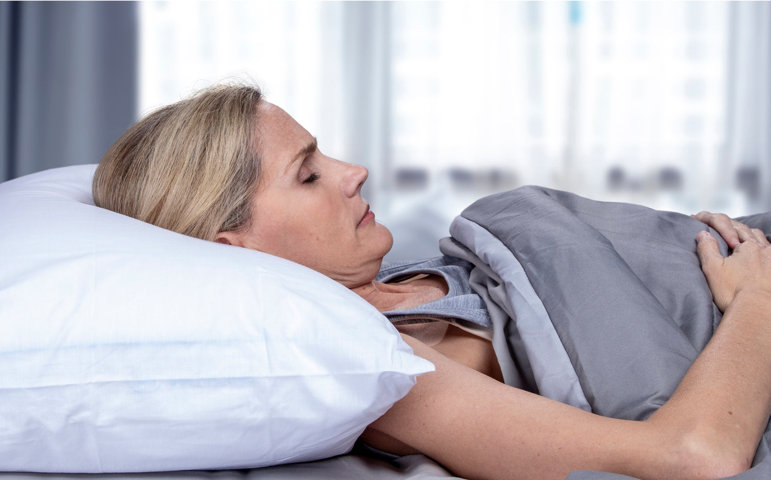 COPPER infused Neck Pillow for Back and Side Sleepers