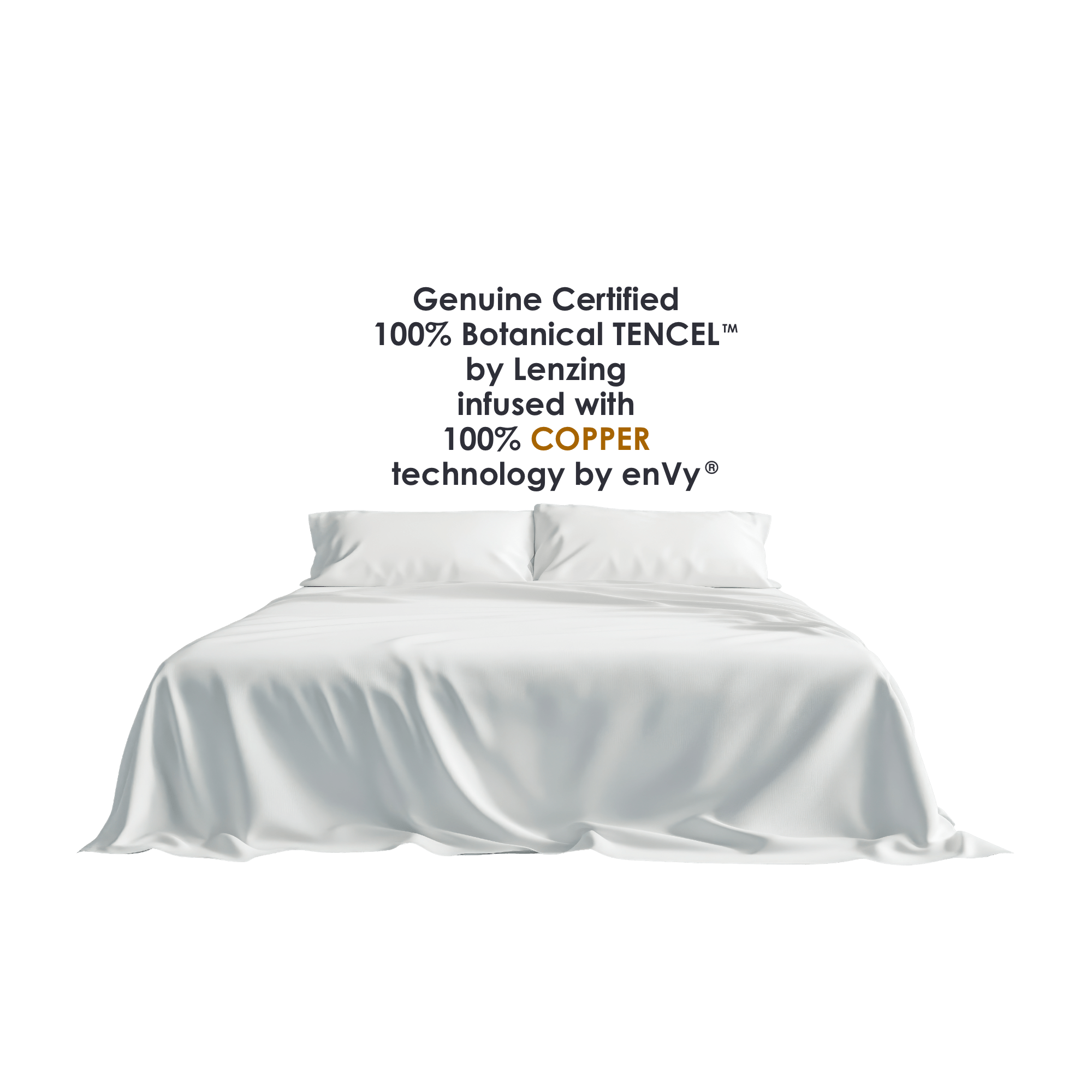 🆕 TENCEL™ COPPER infused Bed Sheets by enVy | enVy Pillow